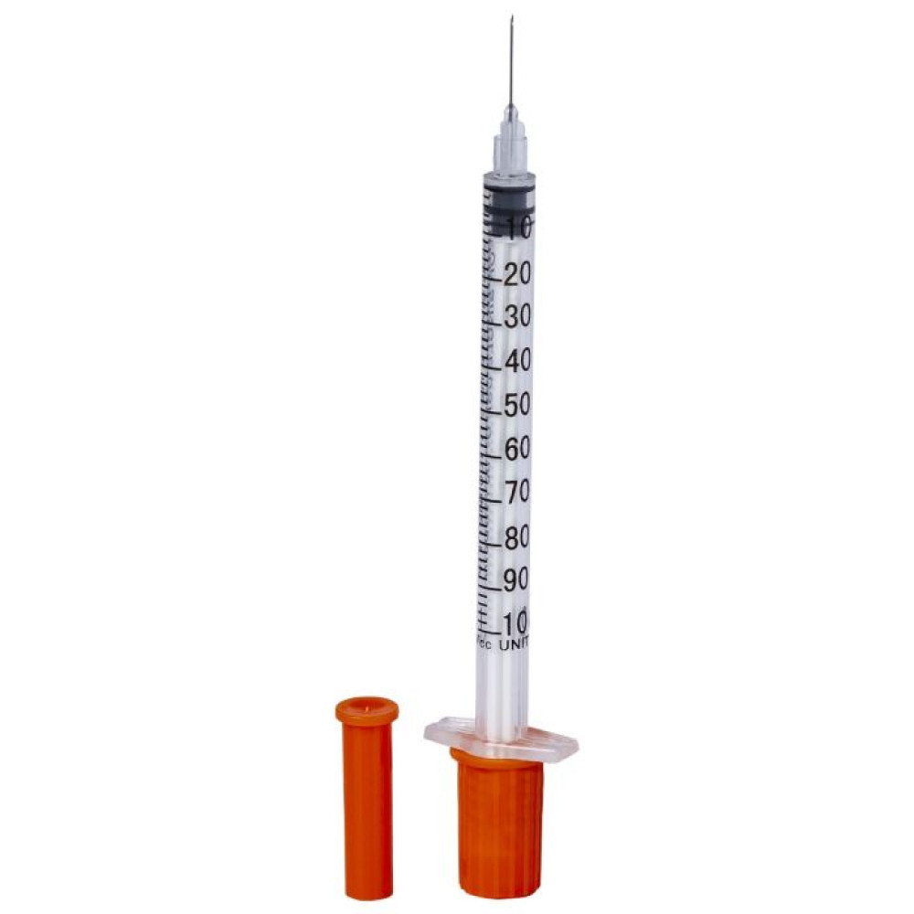 Seringi insulina 1ml, ac 29G, 1/2 inch - 0.33x13mm, ac nedetasabil ...
